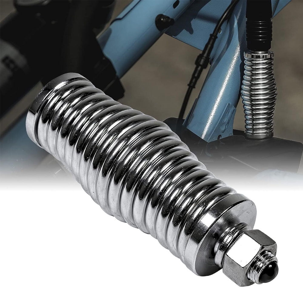 iFJF Barrel Spring Mounting Base Heavy Duty Silver for Off-Road ATV CB ...