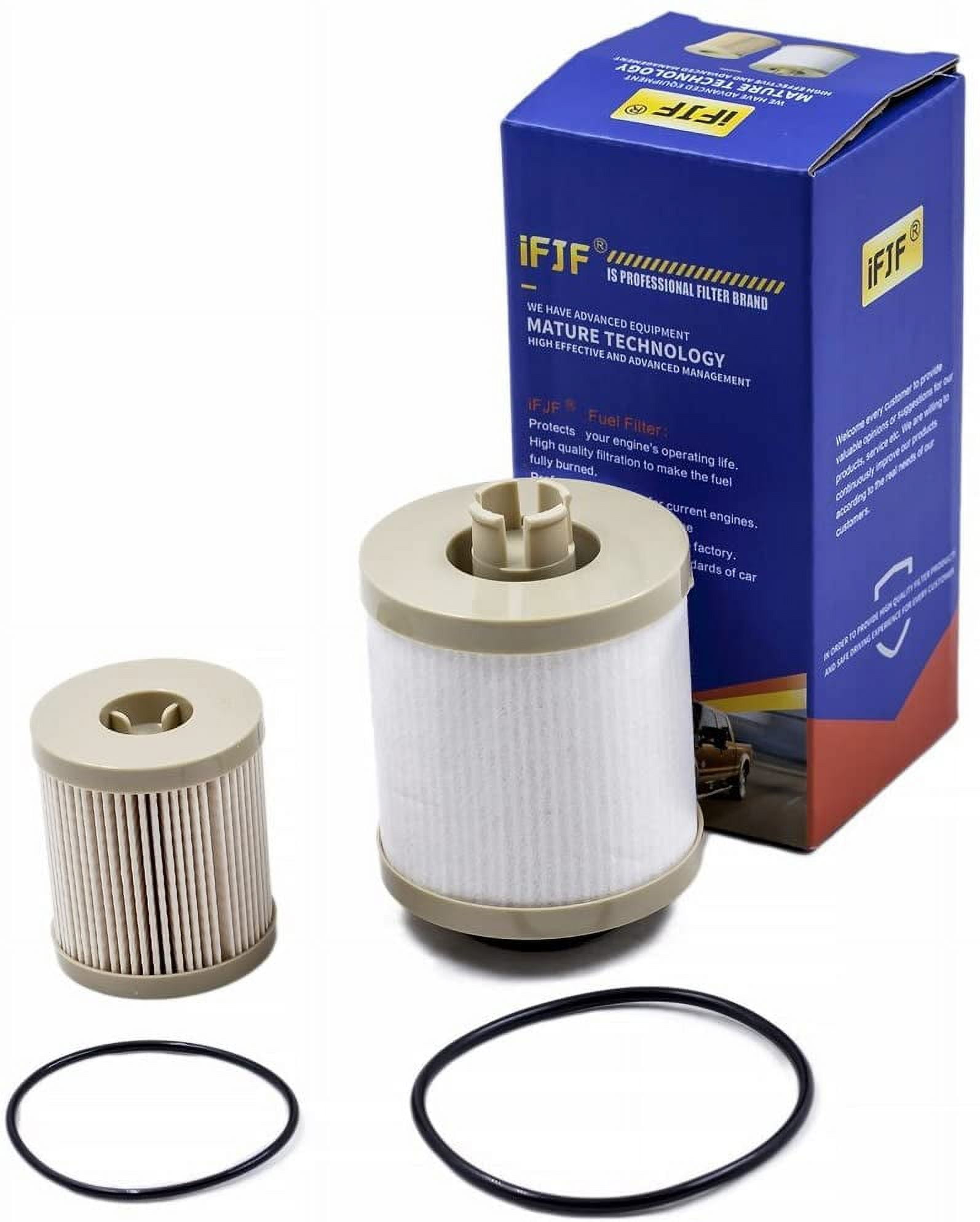 iFJF FD4616 Fuel Filter Lower Lifter Pump Filter and Upper Fuel Bowl ...