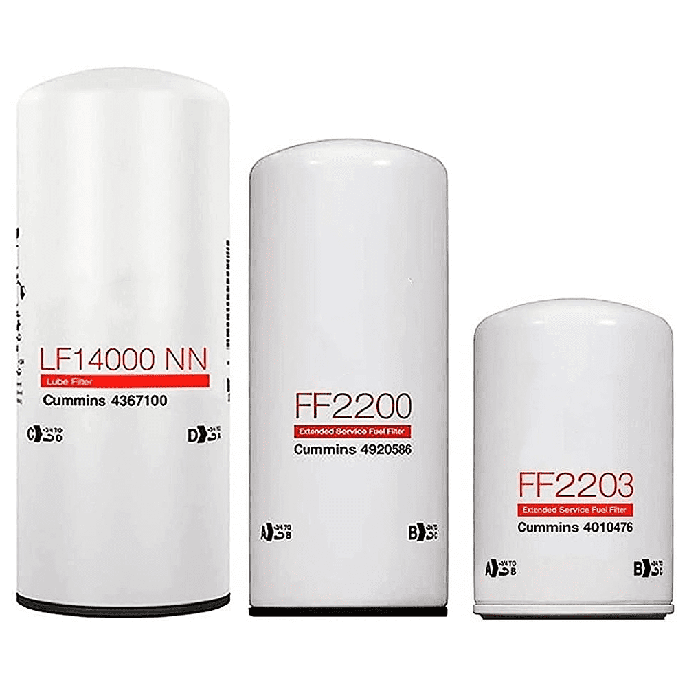 iFJF LF14000NN Oil Filter and FF2200 FF2203 Fuel Filter for Cummins ...