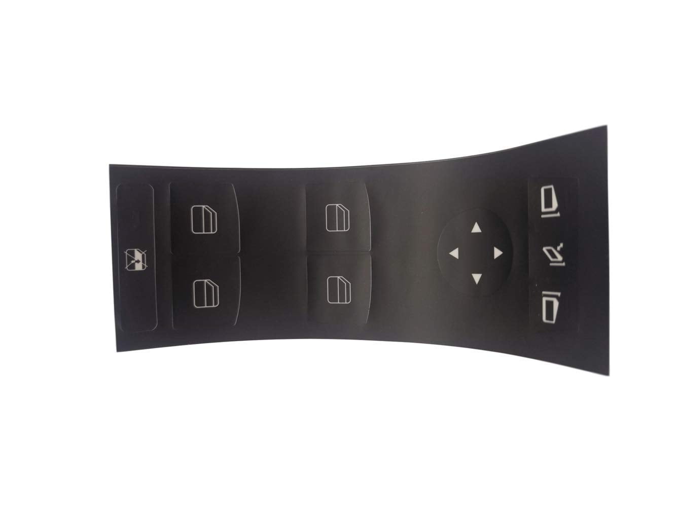 iFJF Window Switch Button Repair Stickers Replacement for Mercedes Benz ...