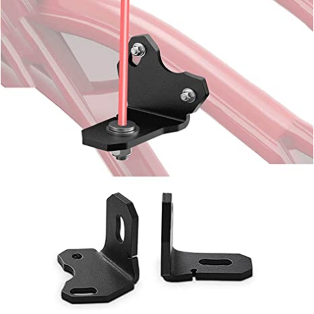 iFJF X3 Rear Pillar Mount LED Flag Whip Light Antenna Mount Brackets ...