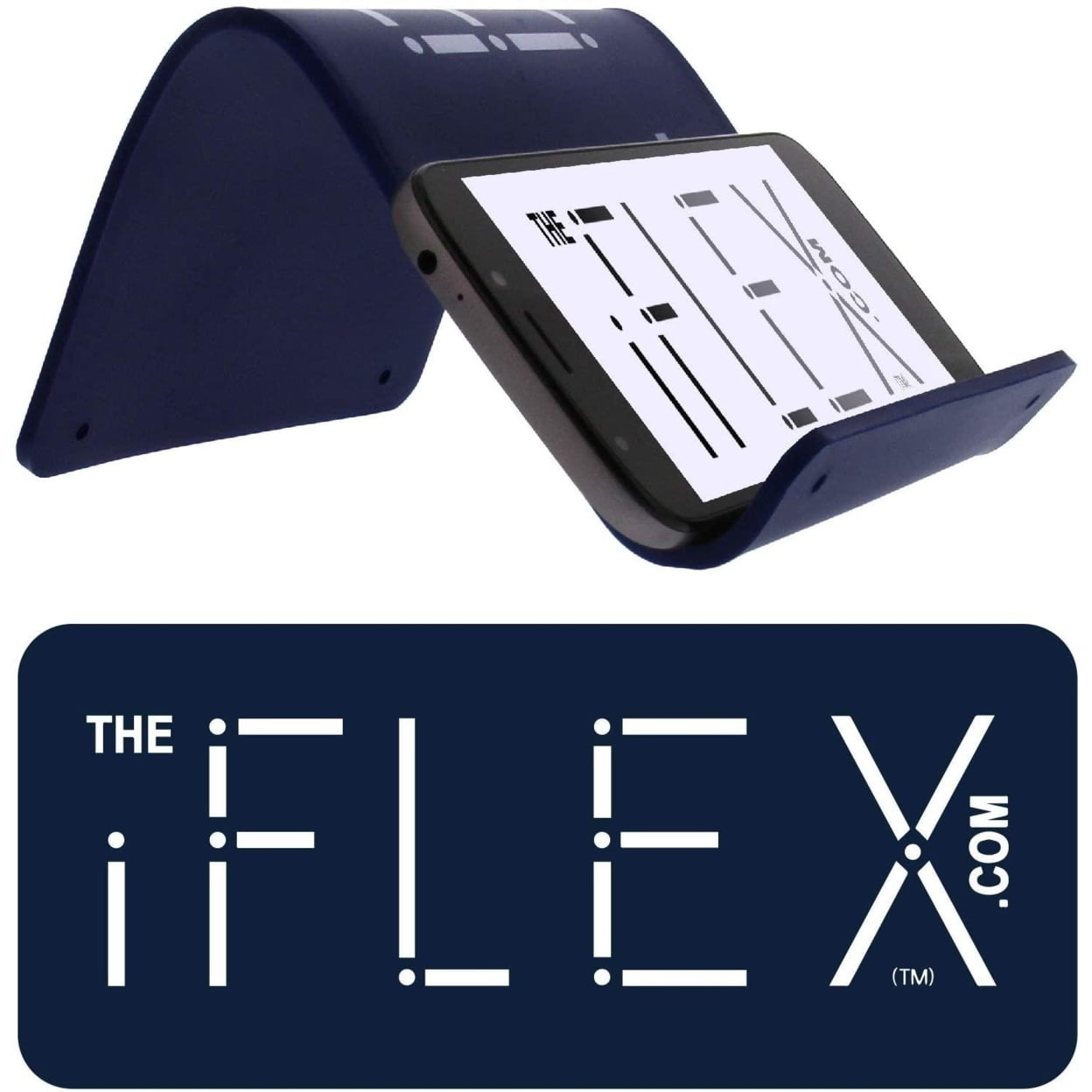 iFLEX Tablet Cell Phone Adjustable Stand Dark Blue Universal Hands-Free ...