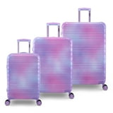 iFLY Fibertech 3 Piece Hardside Expandable Luggage Set, Pastel Sky ...