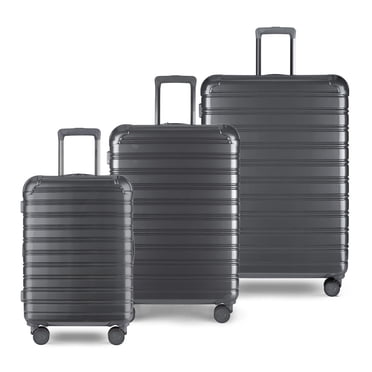 iFLY Softside Fibertech Lugagge, 24" Checked Luggage, Black - Walmart.com