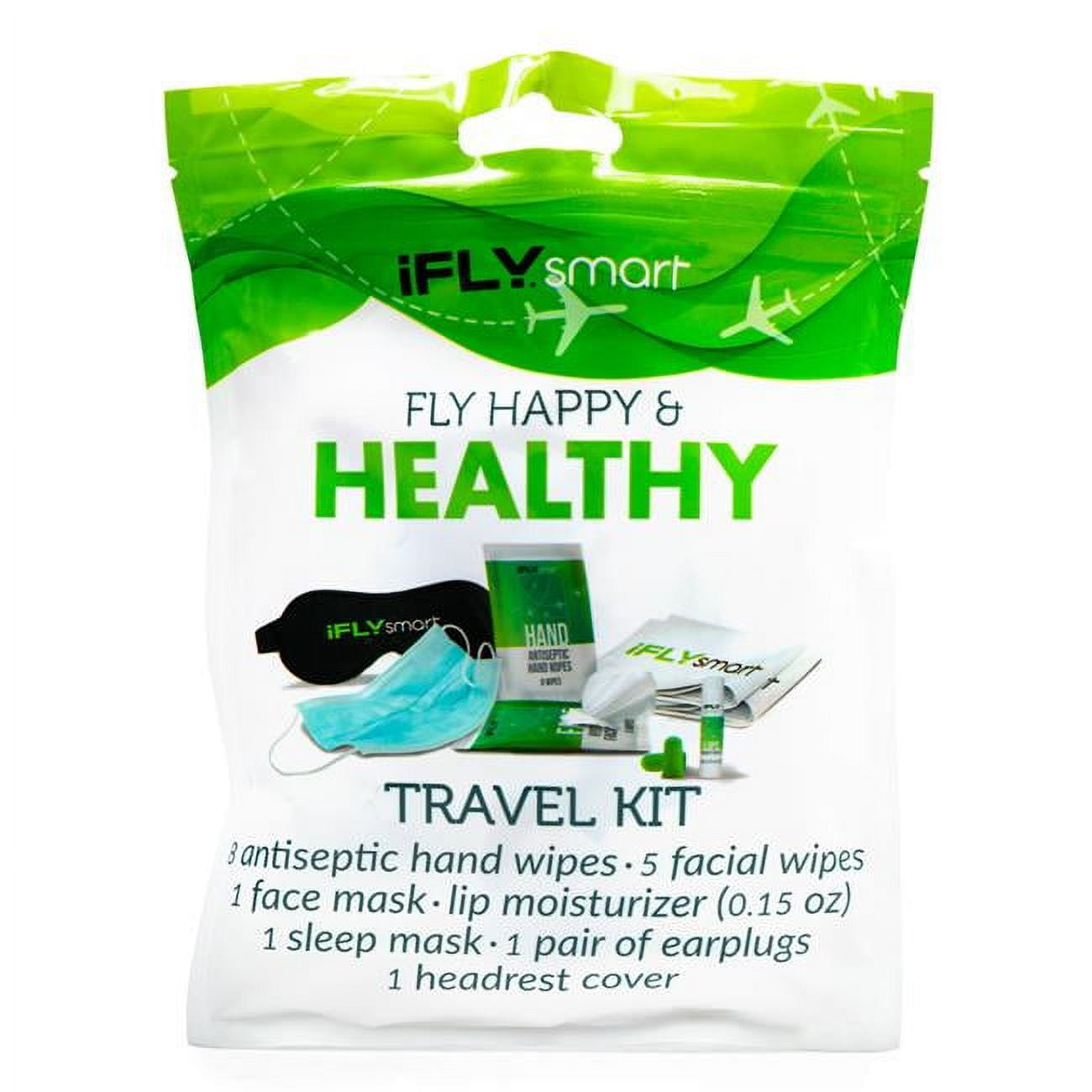 iFLY Smart Travel Healthy Kit, Travel Safely and Stay Healthy, 7 Piece Travel Kit - Walmart.com