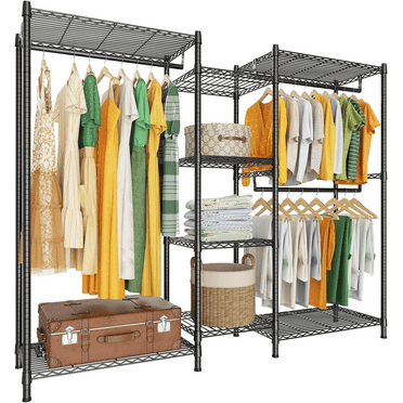 VIPEK V5L Garment Rack Heavy Duty Covered Clothes Rack with Dimmable ...