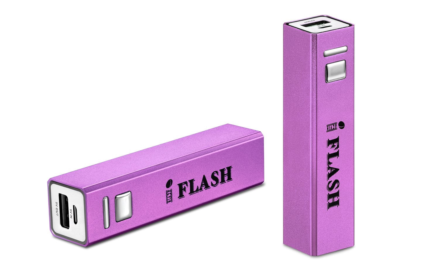 iFlash® Mini 2600mAh Ultra-Compact "Lipstick" Size External Battery ...