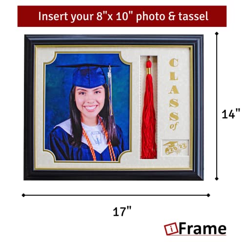 iFrame 2024 Graduation Photo & Tassel Frame I Grad Class Year | Real ...