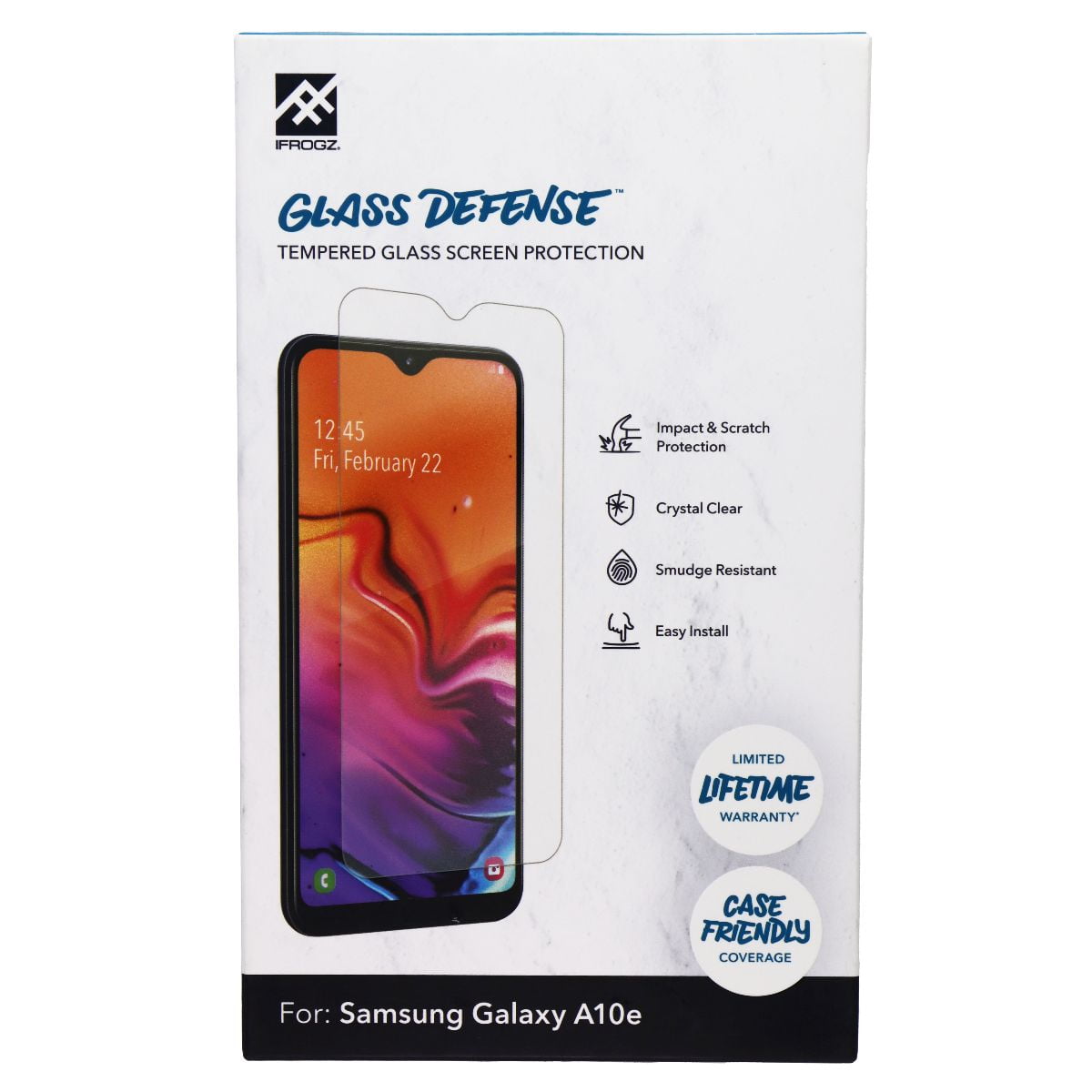 iFrogz Glass Defense Tempered Glass Screen Protection for Samsung ...