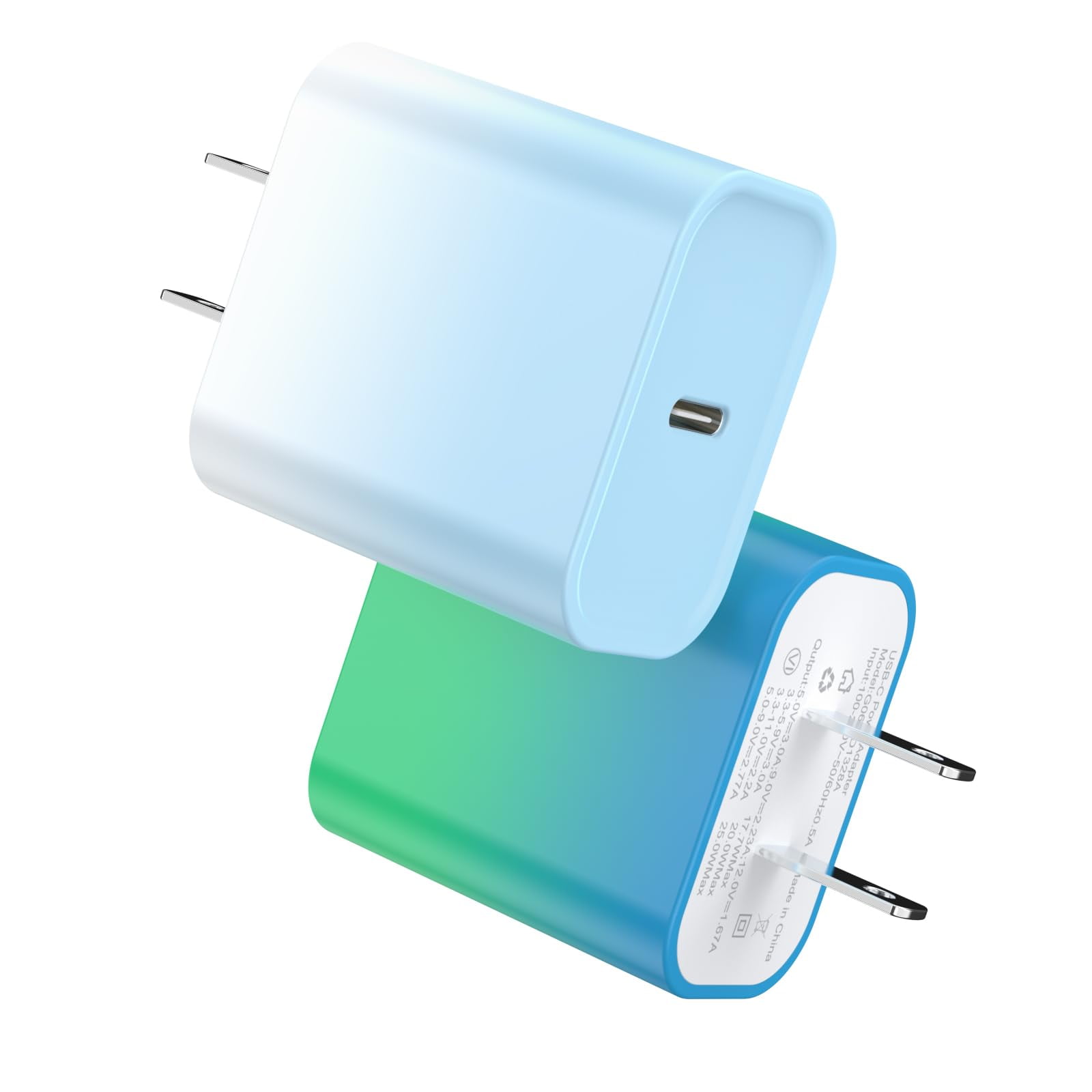iGENJUN 2Pack USB C Charger Block 20W Fast Charging Type C Wall Charger ...