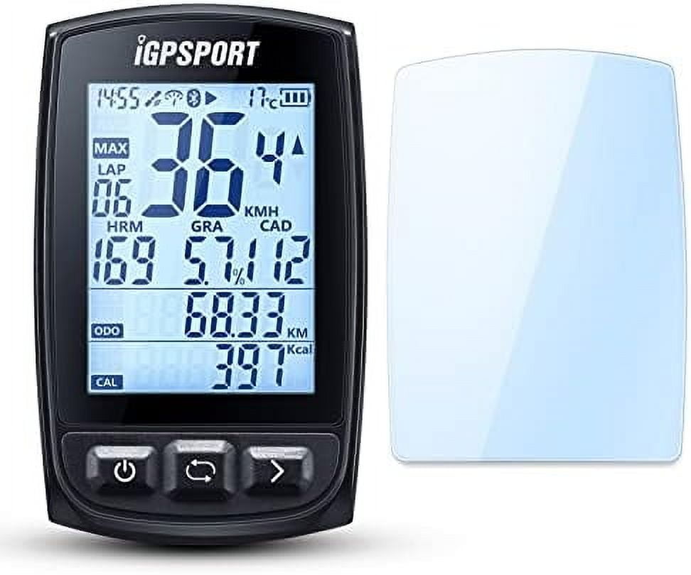 iGPSPORT 50S Bike Computer GPS Wireless, 24 Data Cycling Odometer and ...