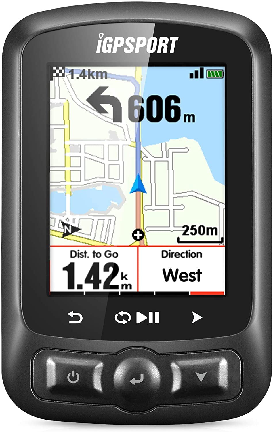 iGPSPORT iGS620 2.2" LCD Display GPS Bicycle Computer, Black - Walmart.com
