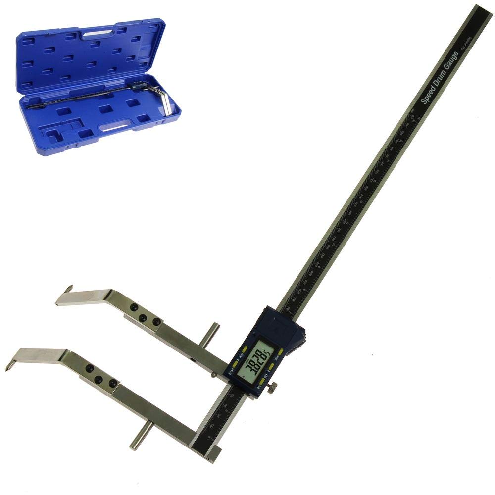 iGaging Brake Drum Caliper 2-18" Wheel On Bent Jaw Gauge Digital ...