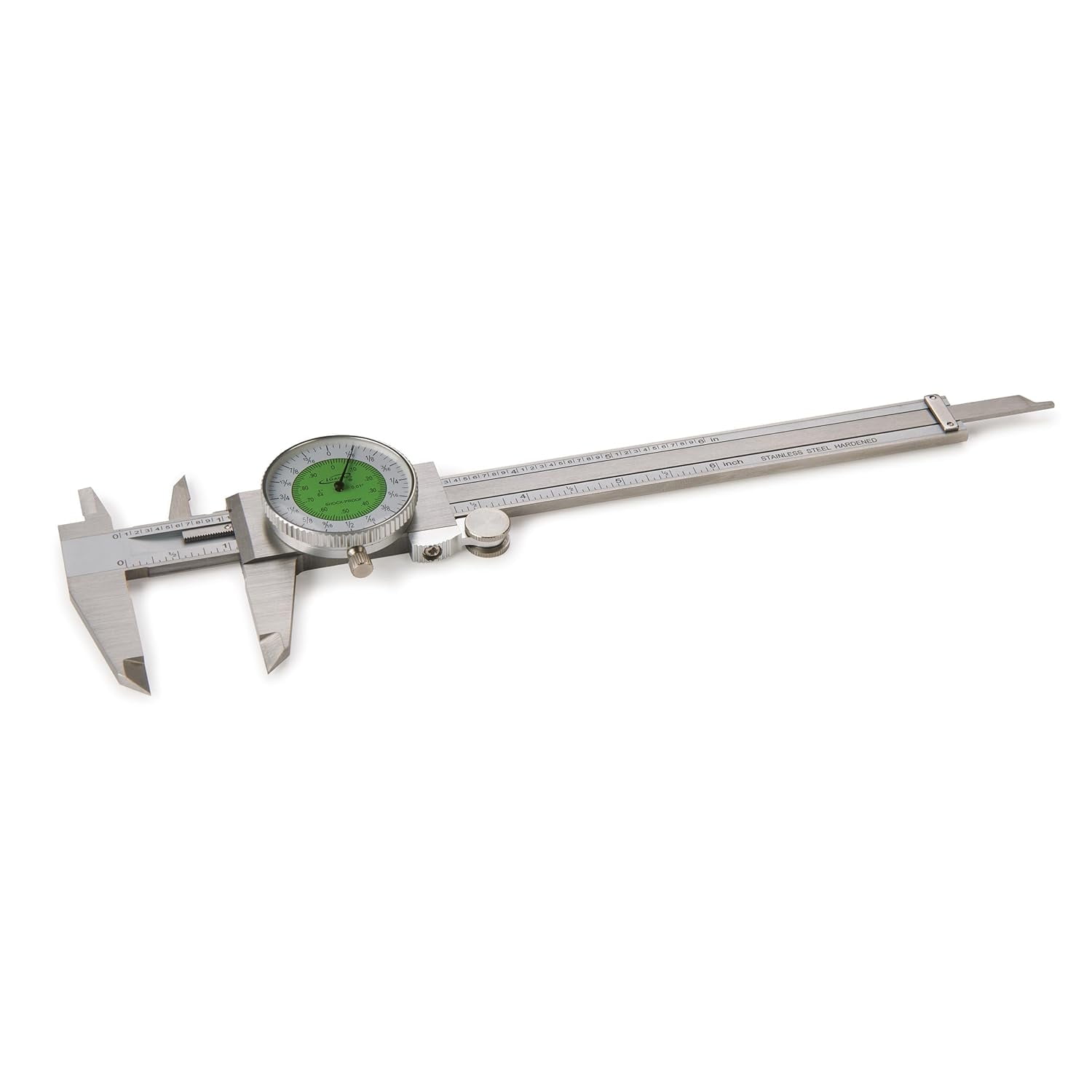 iGaging Dial Caliper 6" Fractional & Decimal Inch Combination Dual ...