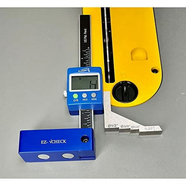 iGaging Digital 5" Height Gauge EZ-Check for Woodwork Router and Table ...