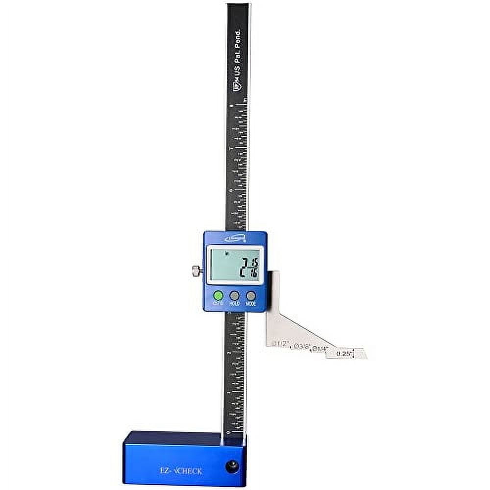 iGaging Digital 8" Height Gauge EZ-Check for Woodwork Router and Table Saw Adjustment - Walmart.com