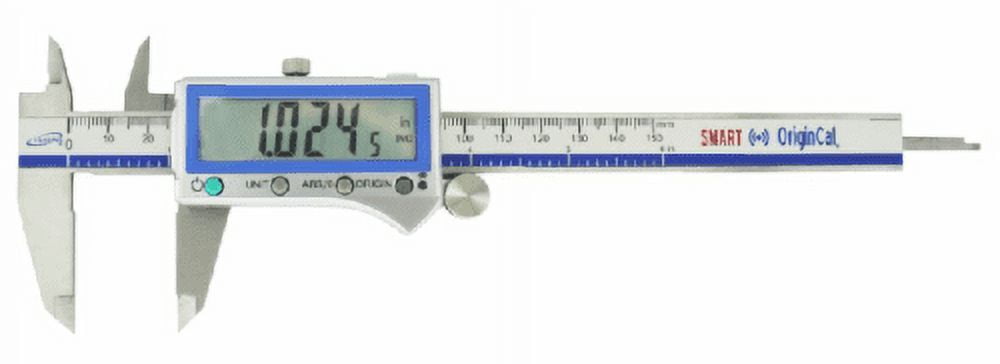 iGaging Digital Caliper Smart Absolute Origin Bluetooth Output IP54 6 ...