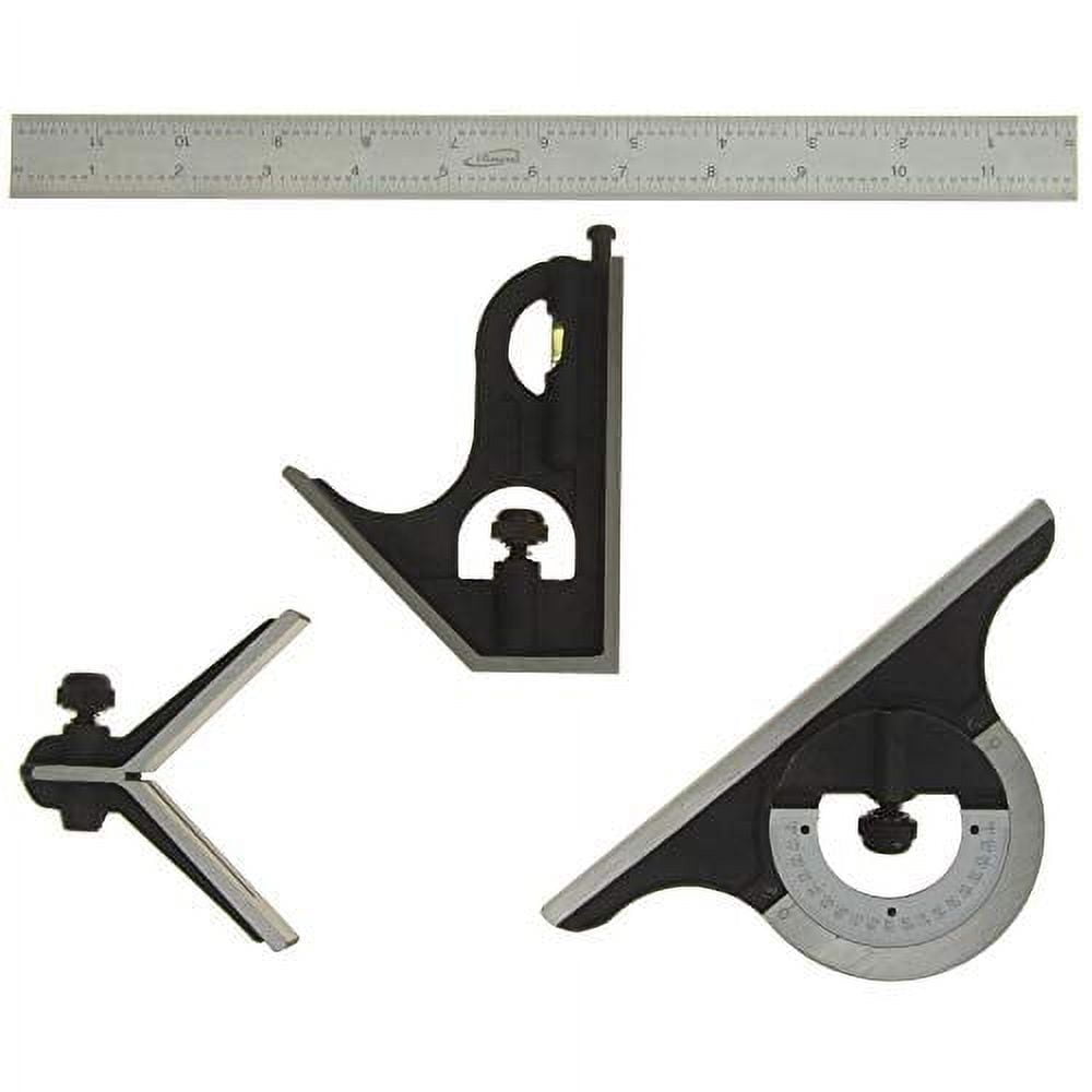 iGaging Premium 4-Piece 12" 4R Combination Square - Walmart.com