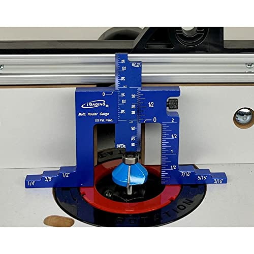 iGaging Router Table Gauge Adjustable and Setup Bar Set - Walmart.com