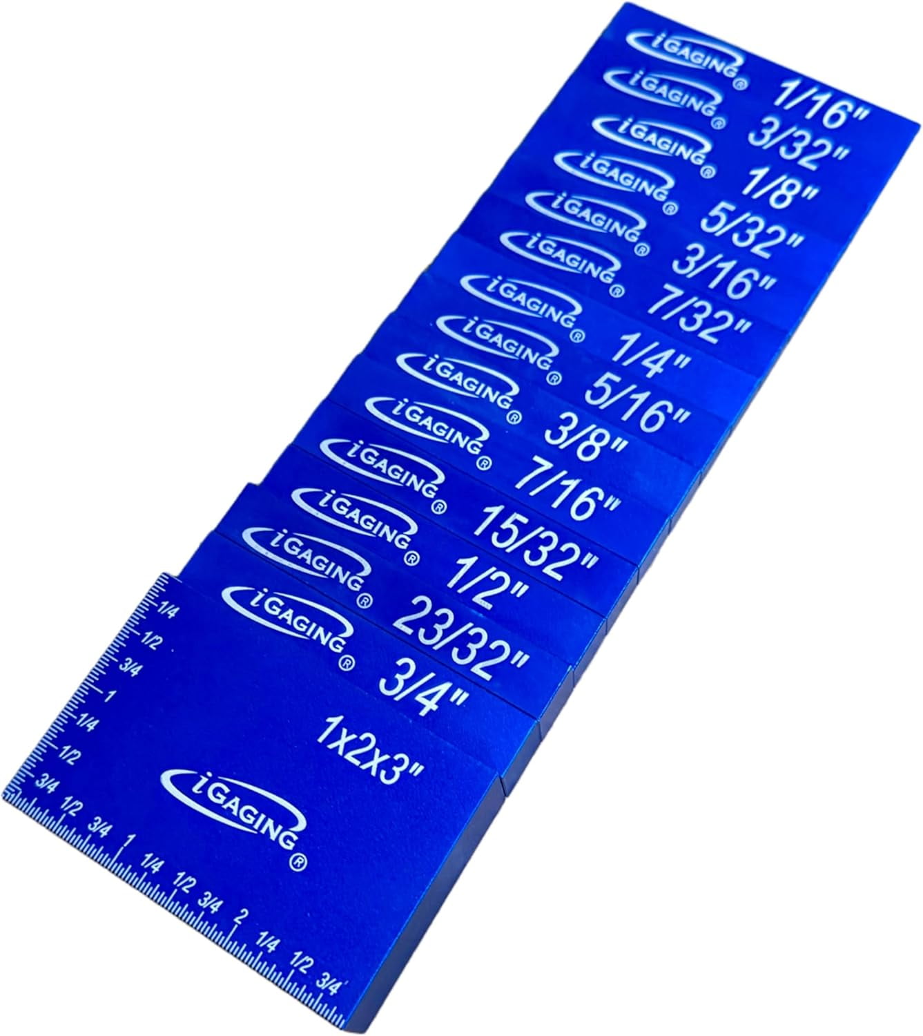 iGaging Setup Block Bar Gauge Precision Aluminum 15 piece for ...