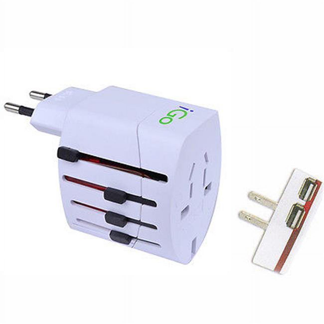 iGo AC05055-0004 Universal World Travel Wall Plug Adapter with ...