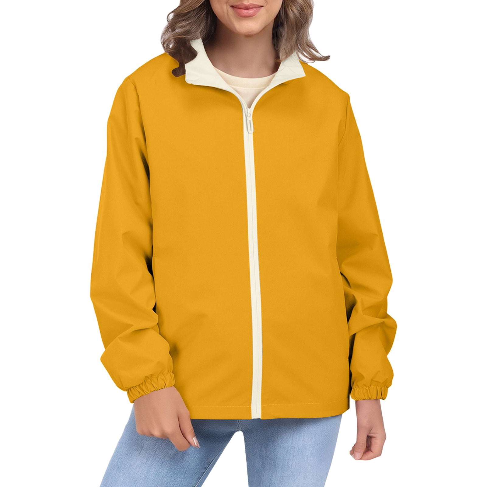 iHPH7 Fall Outfits for Women Fall Clothes Womens Rain Jacket with Hood ...
