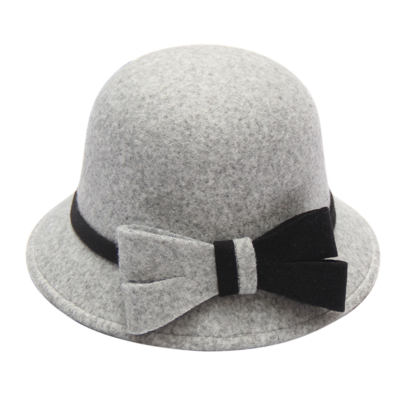 iHPH7 Felt Hat Funeral Hats for Women Fancy Hats for Women 1920s Hat ...