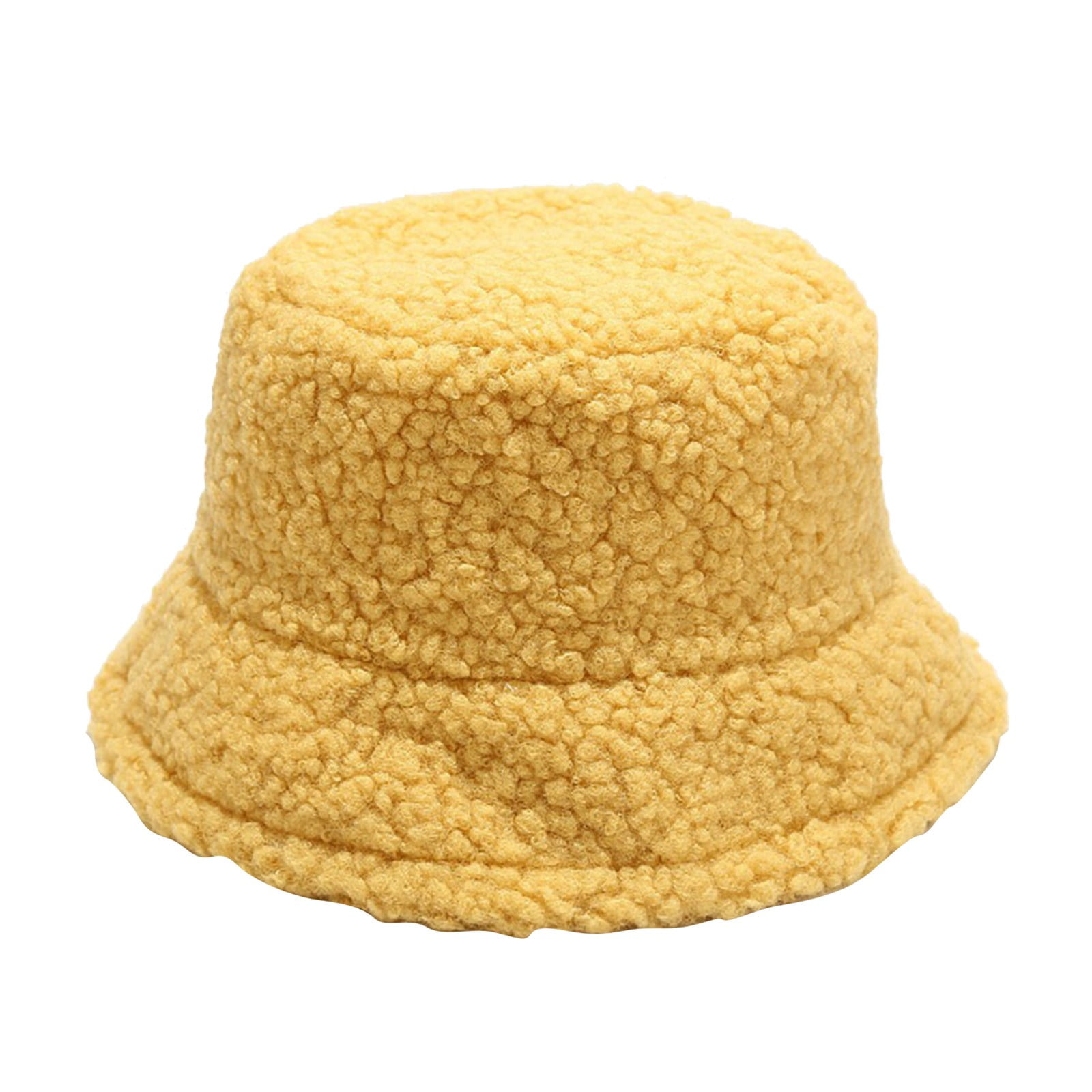 iHPH7 Furry Hat Fur Hat Sun Protection Bucket Hats for Women Packable ...