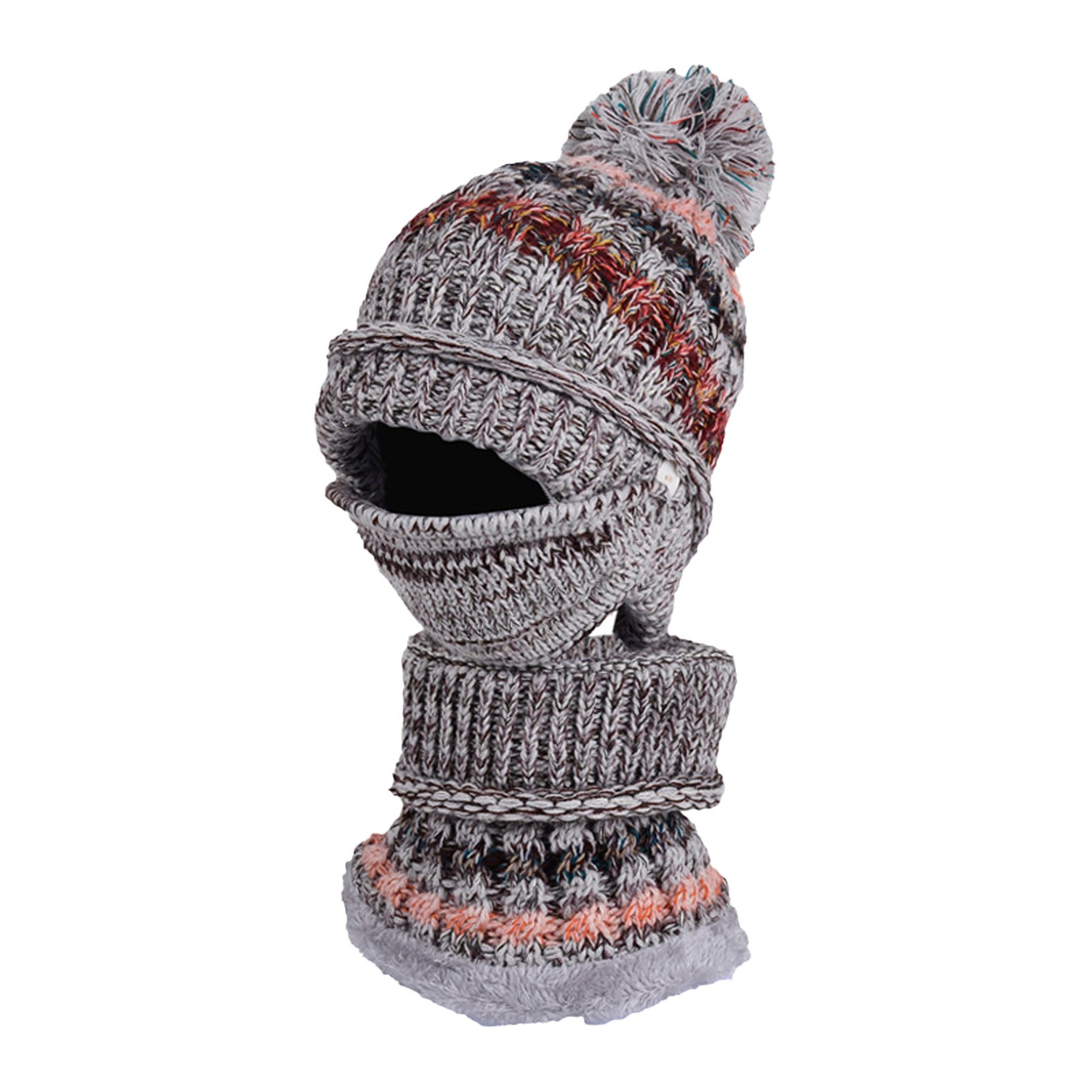 iHPH7 Hat with Scarf Attached Hat and Scarf Set for Women Winter ...