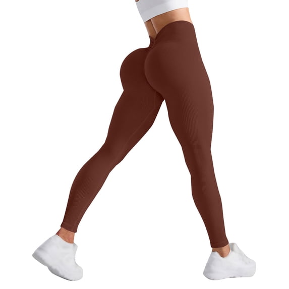 iHPH7 Women Leggings Tummy Control Anti Cellulite Leggings No Front ...