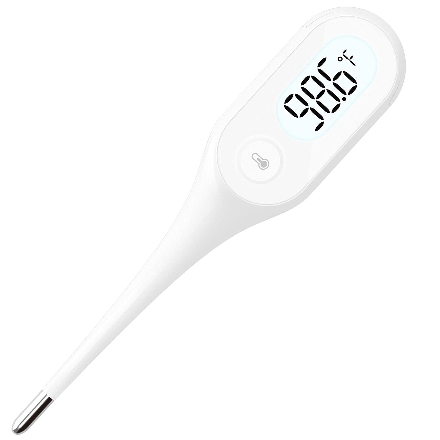 iHealth Digital Oral Thermometer PT1 with Memory Recall and Extra Large ...