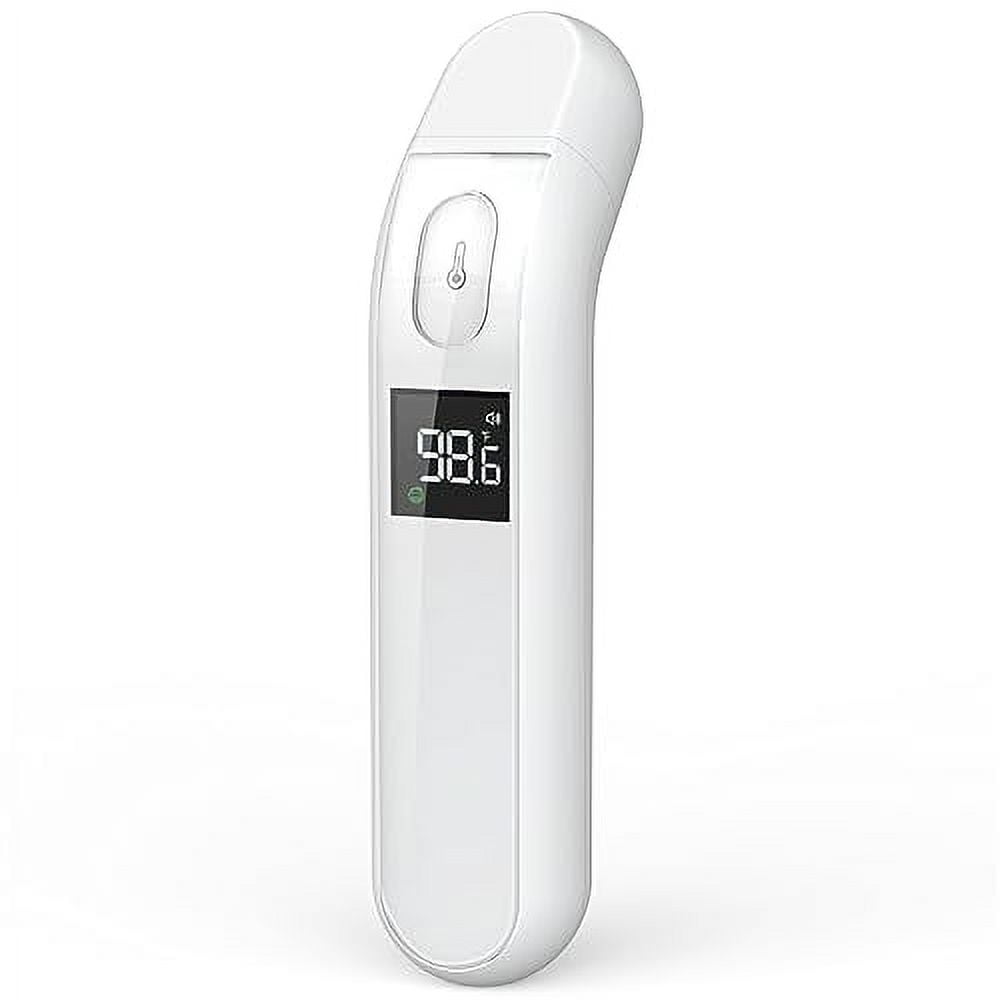 iHealth Digital Thermometer for Adults and Kids - Infrared Forehead Thermometer with Color Fever ...