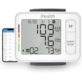 iHealth Push Wrist Blood Pressure Monitor, Digital Bluetooth Blood ...