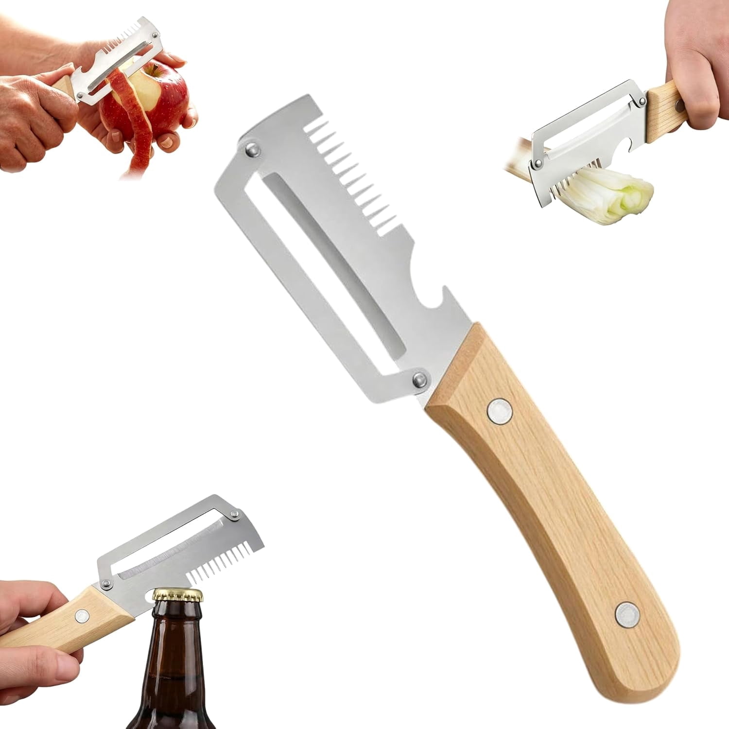 iHobby RC Vegetable & Fruit Peeler, Stainless Steel Julienne Slicer ...