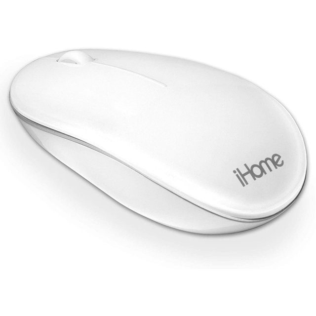 iHome Bluetooth Mac Mouse with Scroll Wheel, 3-Buttons, 1600 DPI ...