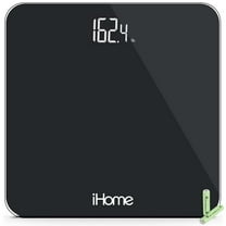 iHome Smart Wifi Digital Battery Powered Bathroom Scale for Body Weight ...