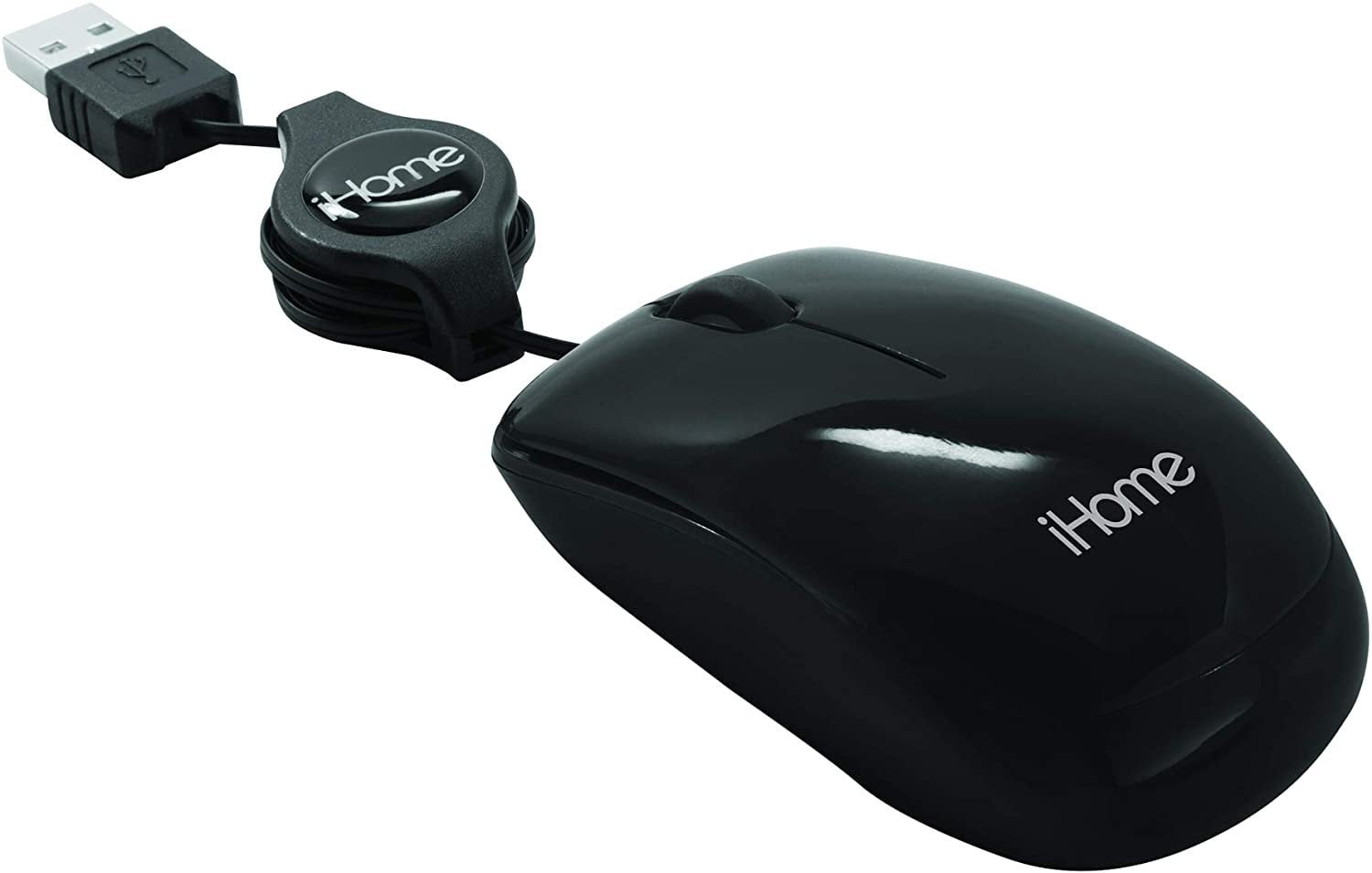iHome IH-M1000B Retractable USB Travel Mouse, Black - Walmart.com