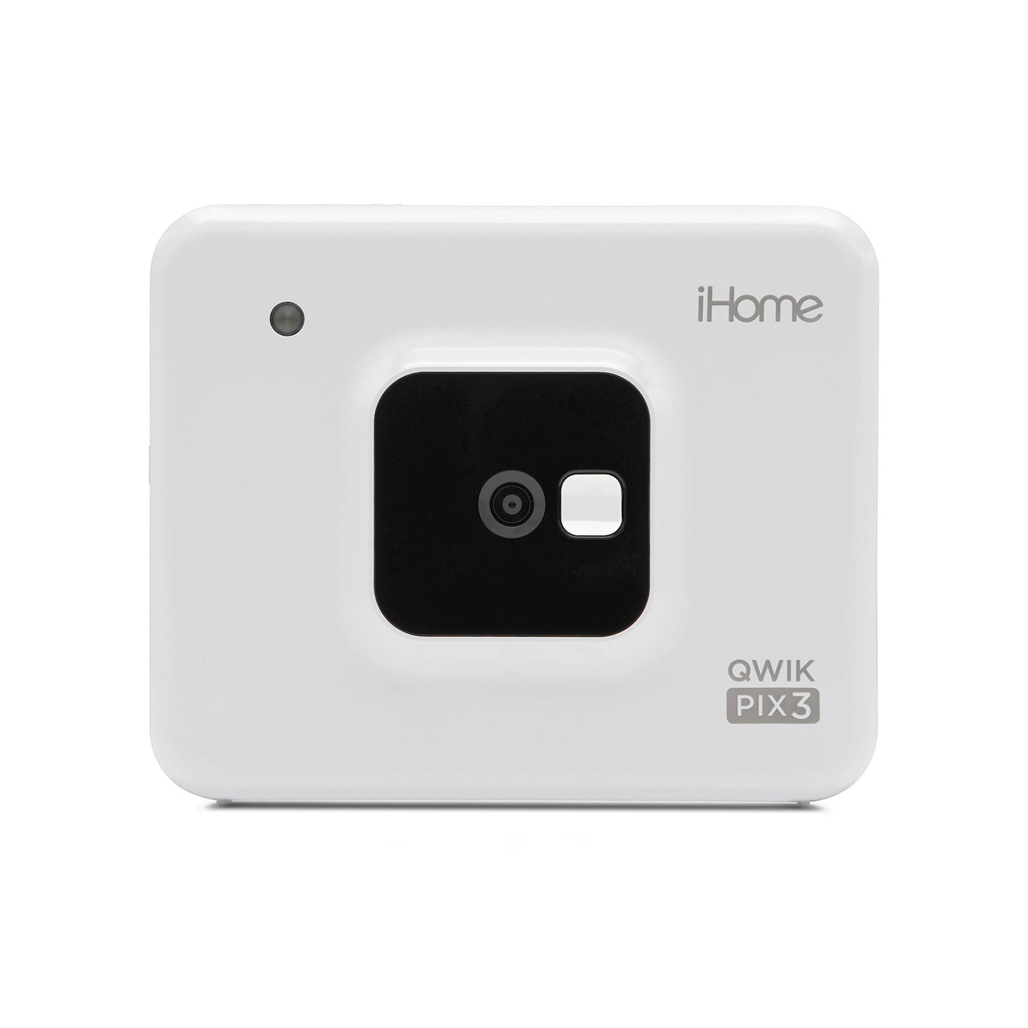 iHome IHCP33-W QUIKPIX3 Square 2-in-1 Instant Print Camera, 3-Inch x 3 ...