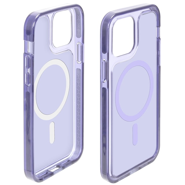 iHome Magnetic Velo Phone Case for iPhone 15 Pro Max, Pastel Purple ...