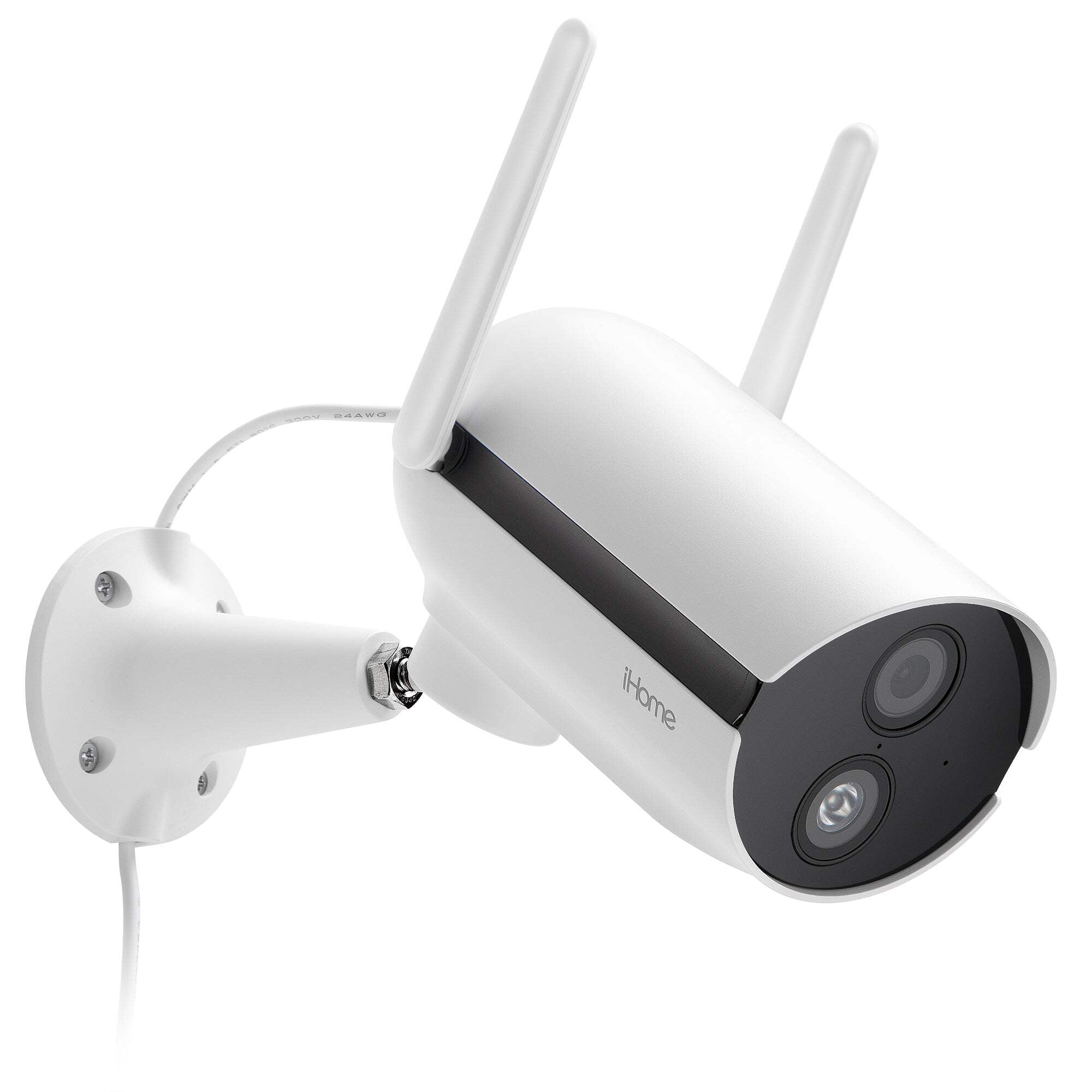 iHome Roto Smart WiFi Auto-Tracking Camera, IP65 Weatherproof for ...