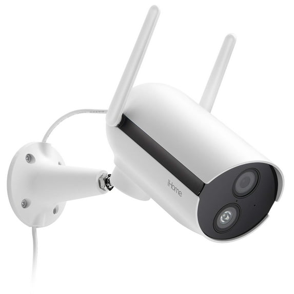 iHome Roto Smart WiFi Auto-Tracking Camera, IP65 Weatherproof for ...