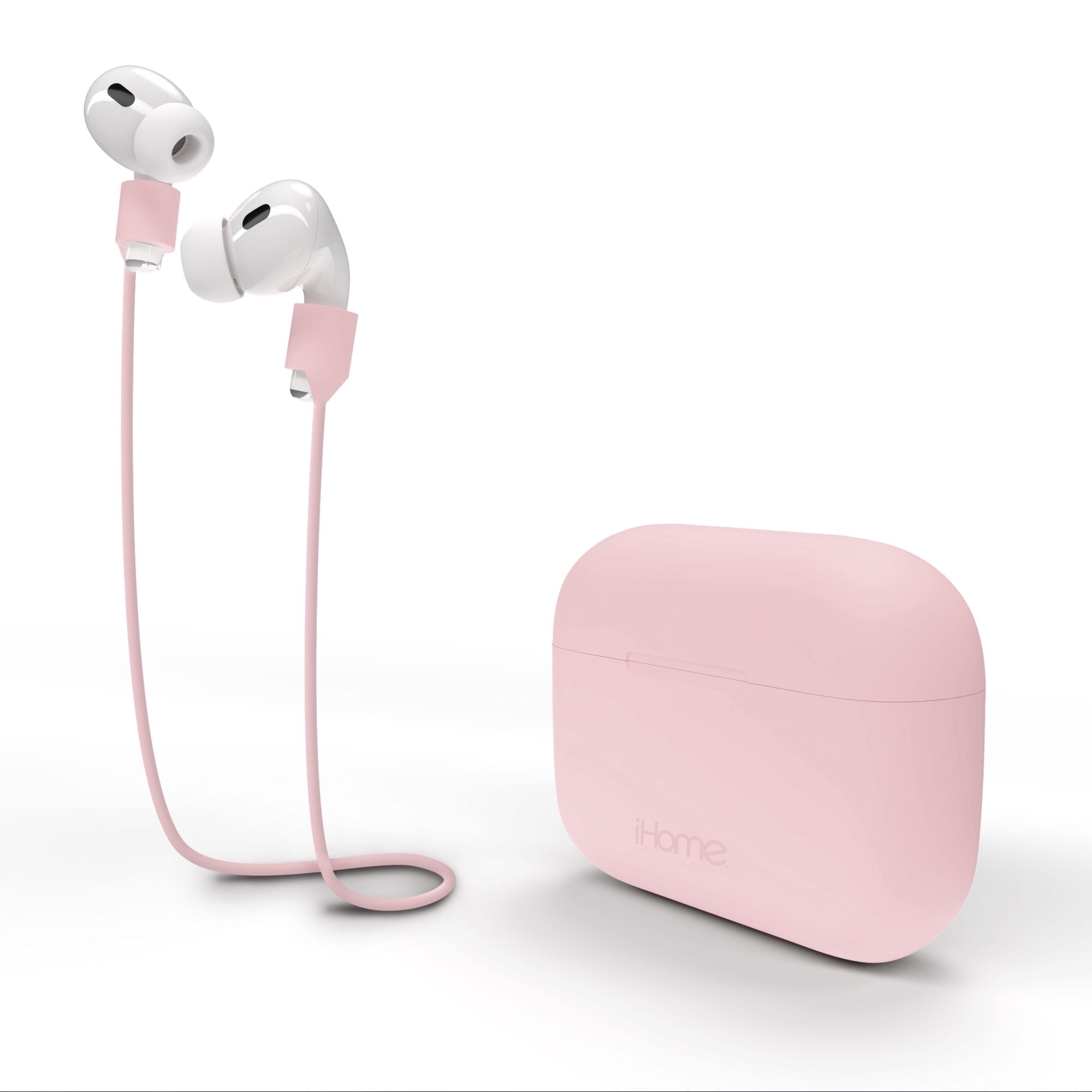 iHome Silicone AirPods Pro Case with Magnetic Neckband, Durable and ...