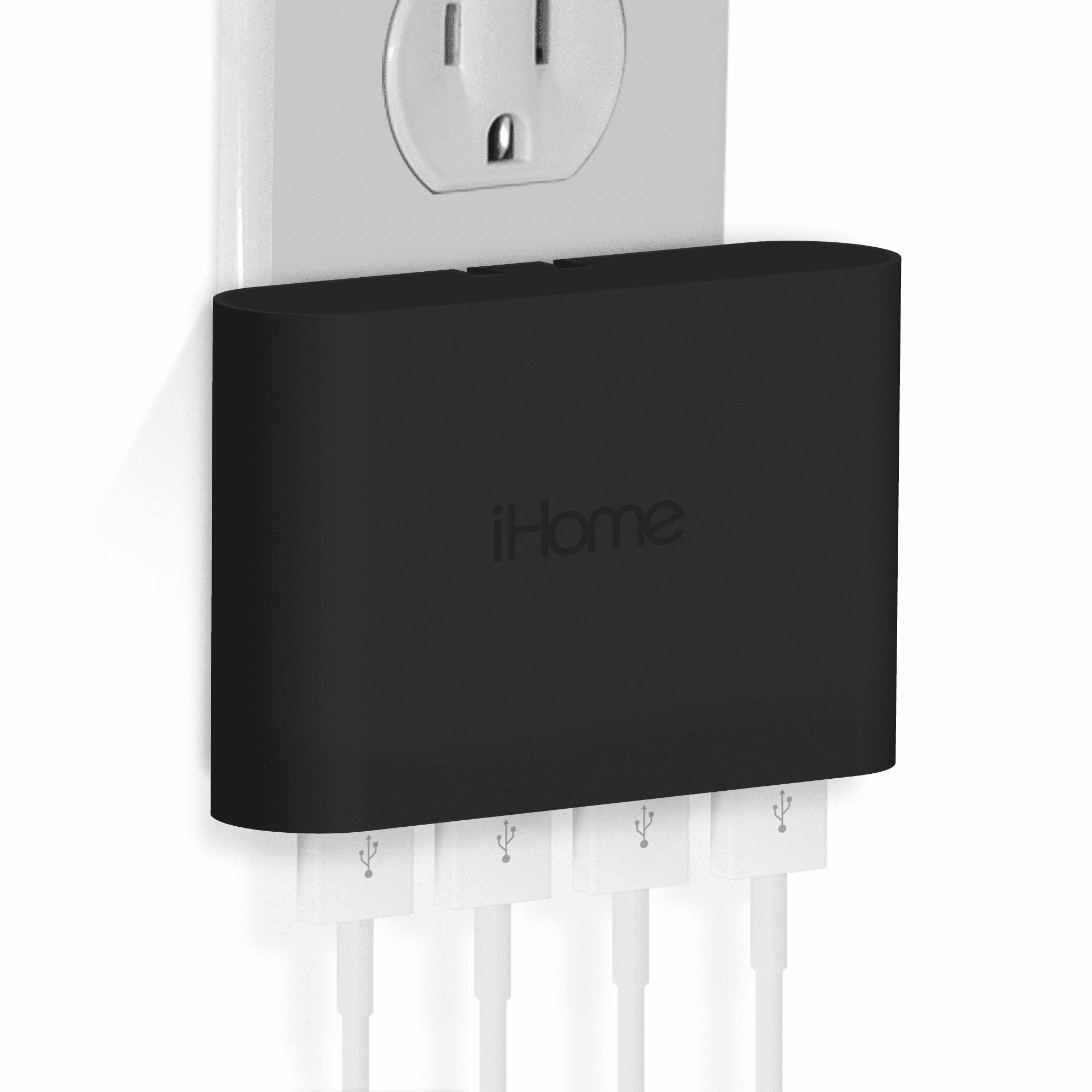 iHome Slim USB Wall Charger: AC Pro Multiport USB Charger, USB Plug ...