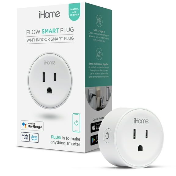 Smart Plug, White - 2 Pack - Turns Any Light Into a Smart Light ...