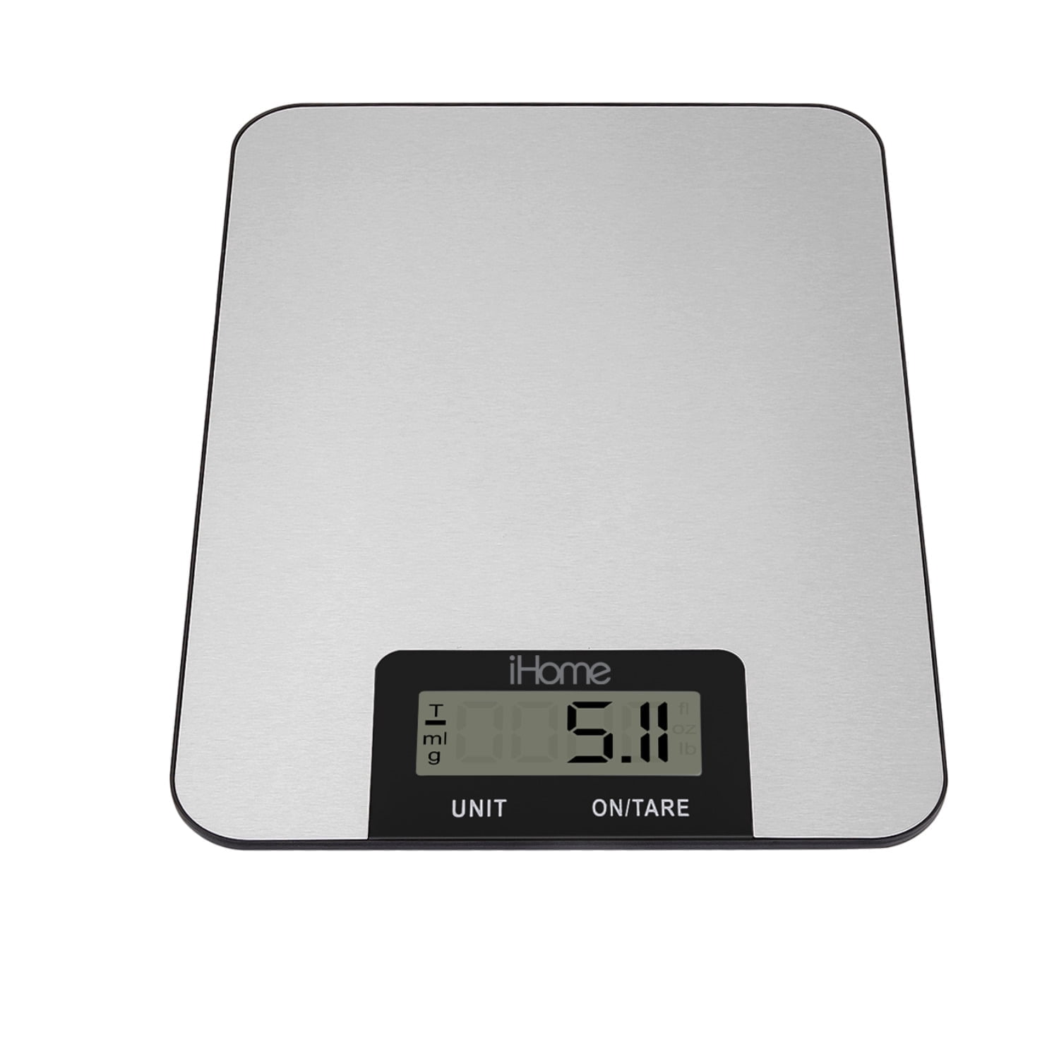 iHome Stainless Steel Digital Food Scale with Tare, 11 lb / 5 kg ...