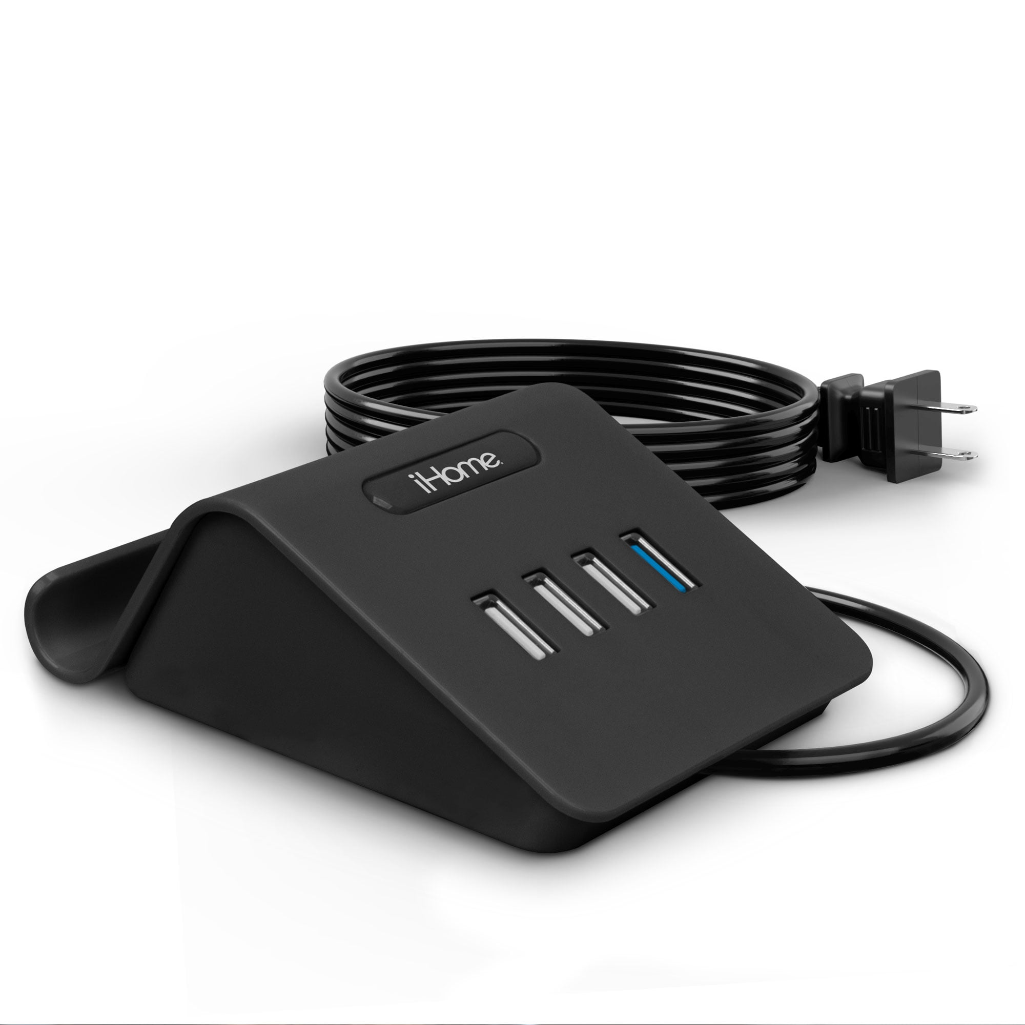 iHome USB Charging Station, 4 USB Ports, Rapid Charging Smart Port ...