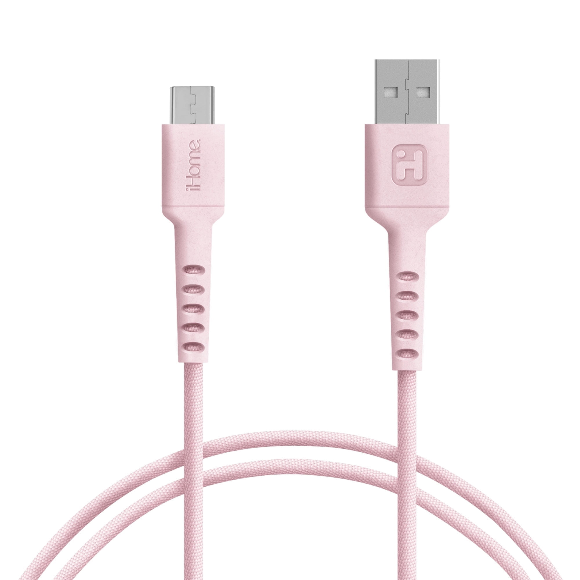 iHome 6ft USB to Micro-USB Charge & Sync Cable, Durable Braided Nylon ...