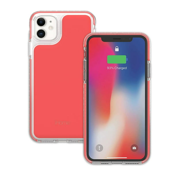iHome Velo Silicone Impact Case, iPhone 11/XR, Coral - Walmart Business ...