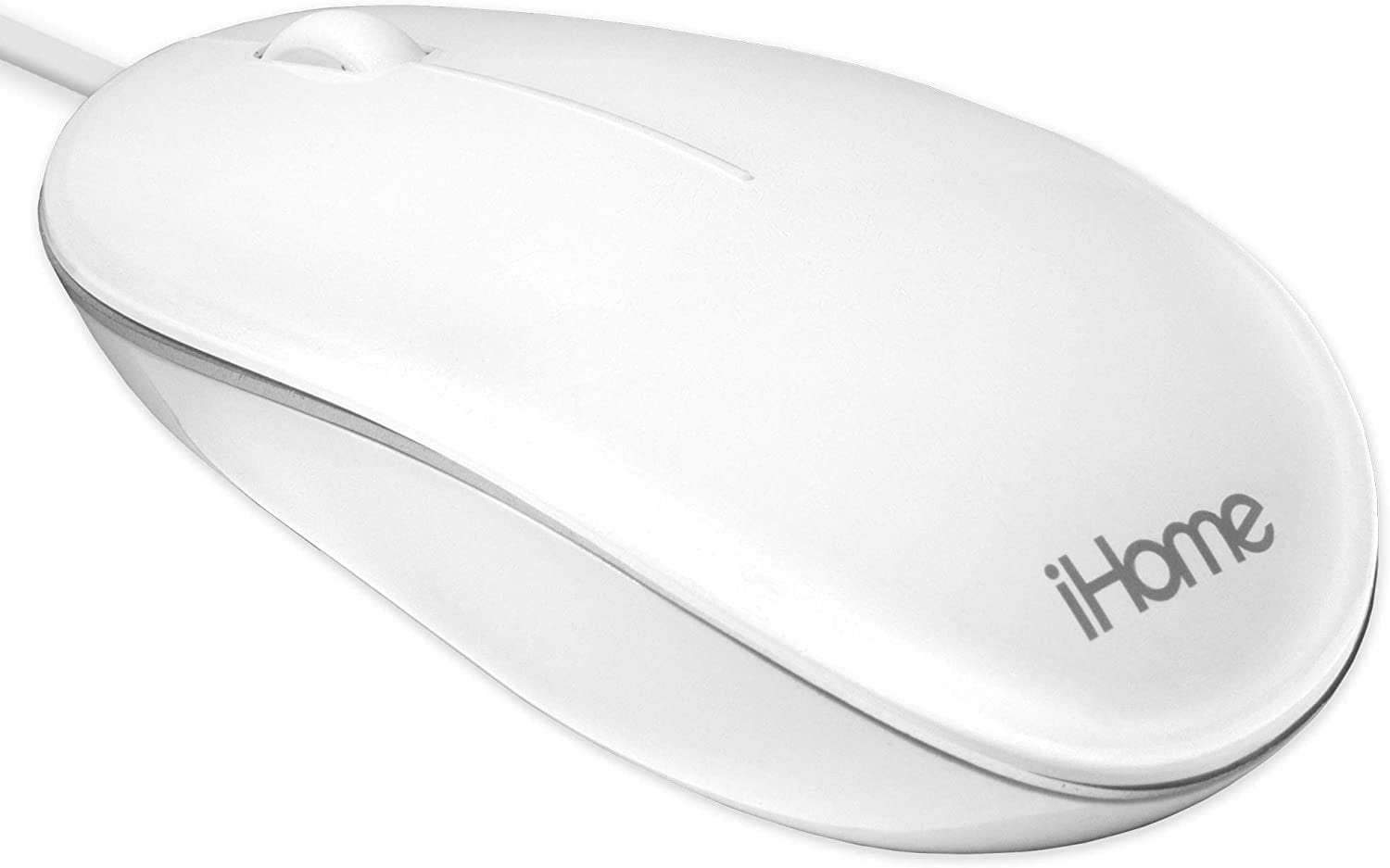 iHome Wired Mac Mouse with Scroll Wheel, 3-Buttons, 1600 DPI, Laptops ...