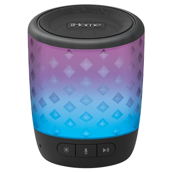 iHome iBT81 Color Changing Bluetooth Rechargeable Speaker - Walmart.com